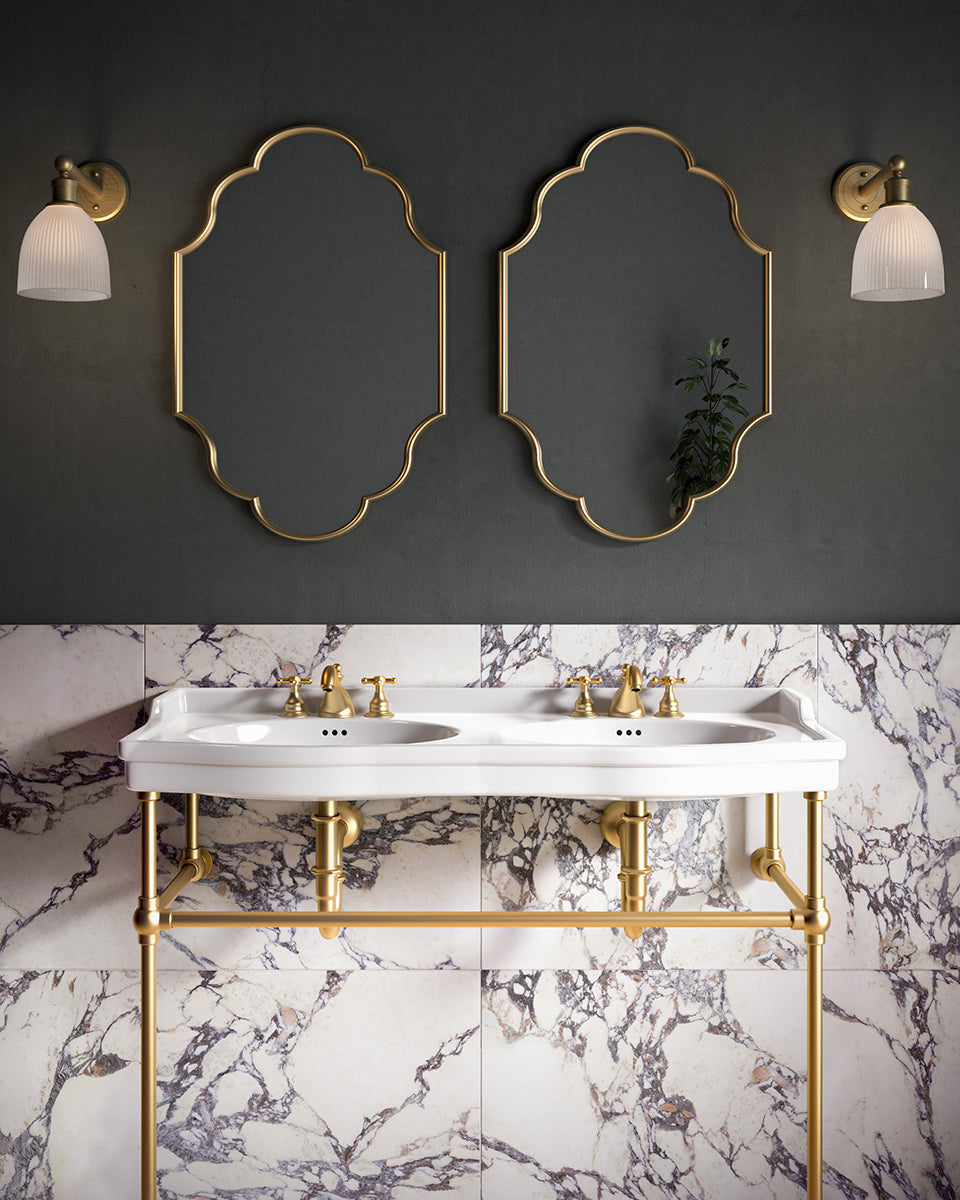 Albareto Viola Marble Effect Porcelain Tiles | Quorn Stone