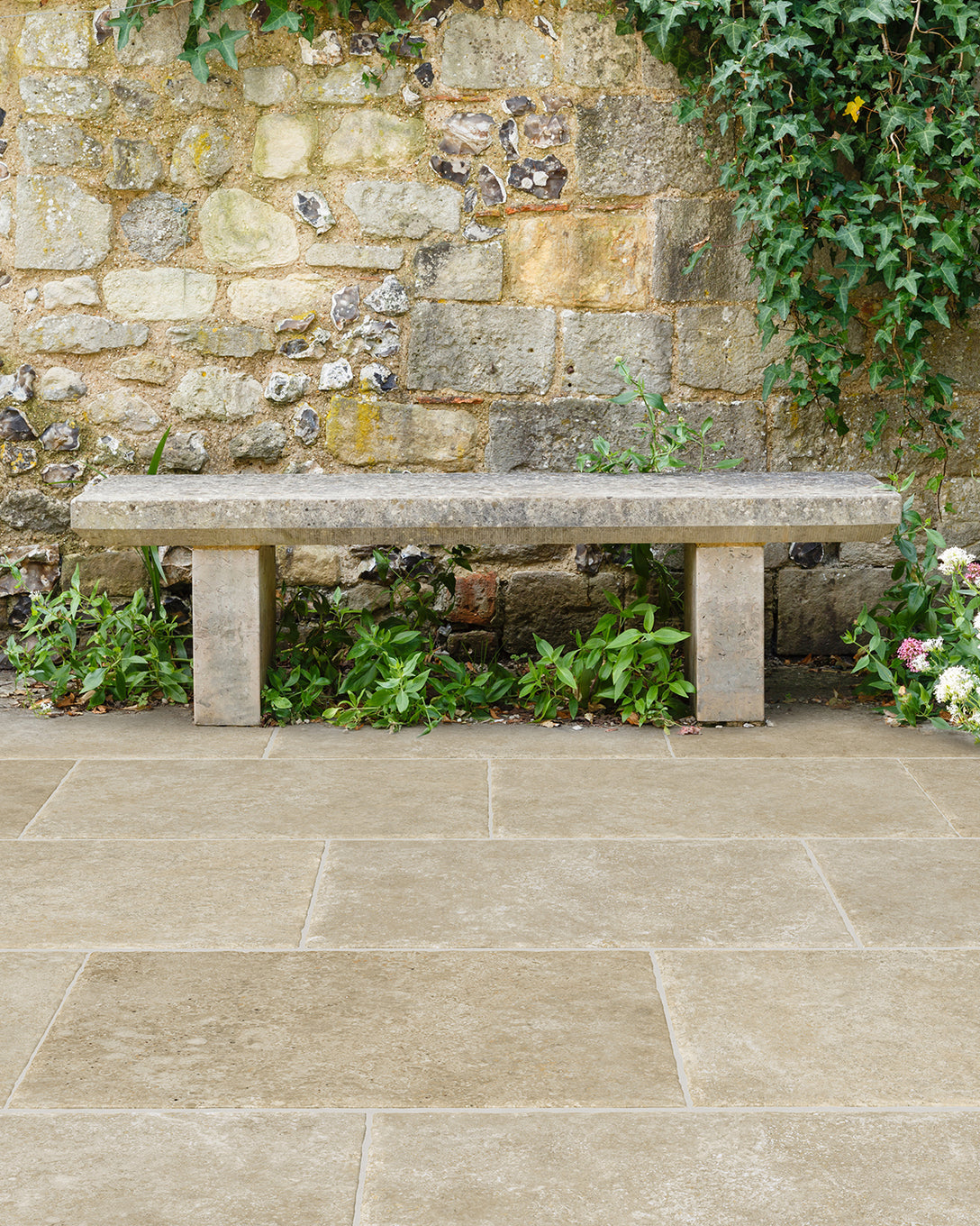 Alnwick Beige Stone Effect Porcelain Paving | Quorn Stone