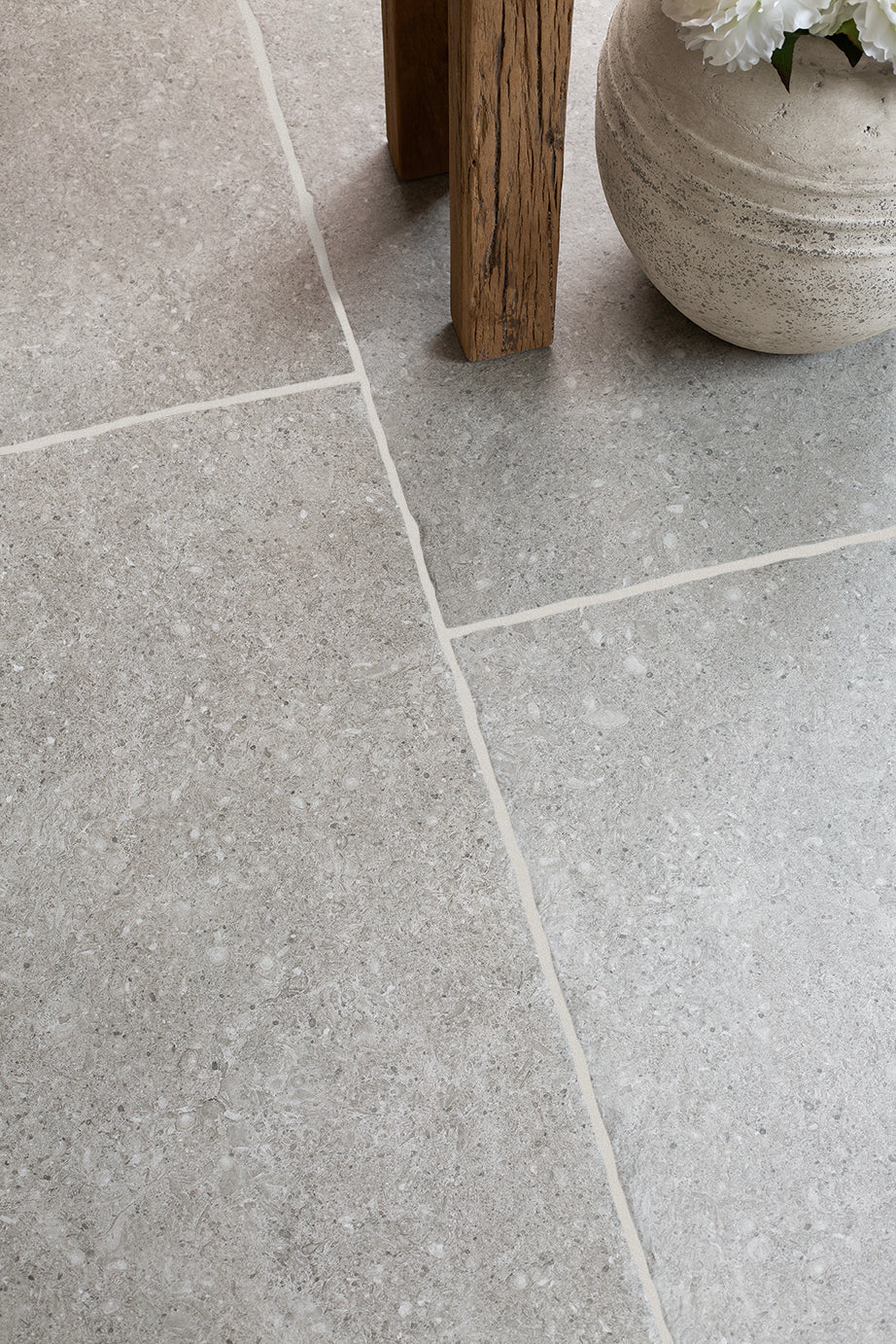 Ancroft Grey Stone Effect Porcelain Tiles | Quorn Stone