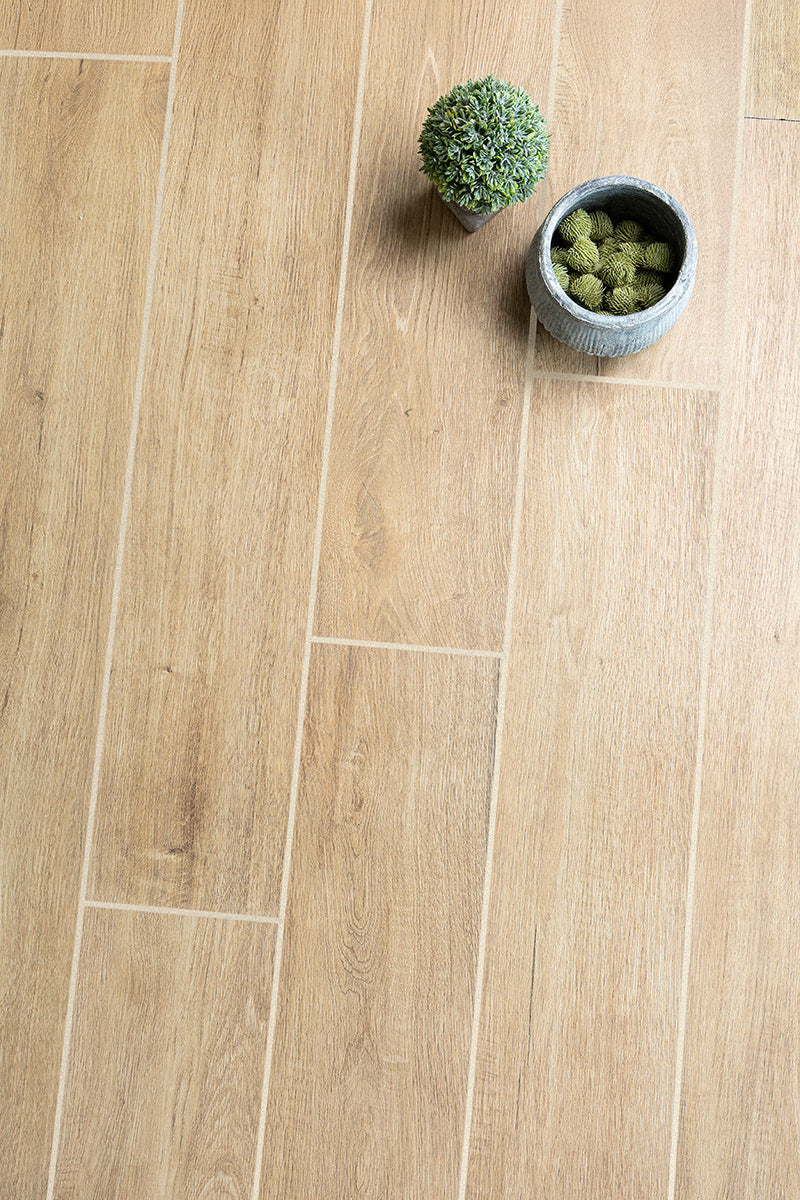 Bampton Natural Oak Porcelain Wood Planks | Floor Tile | Quorn Stone