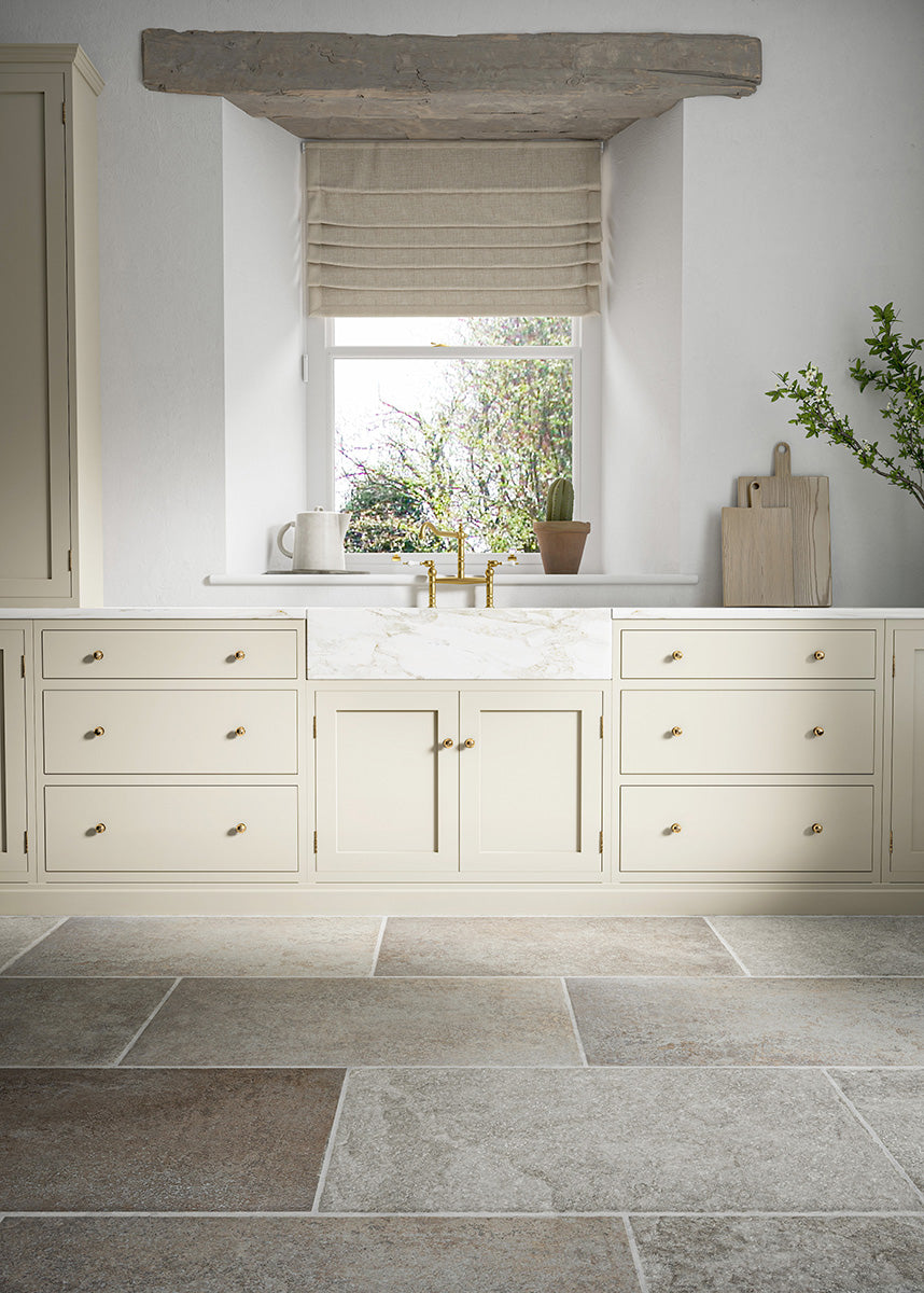 Bayonne Blend Rustique Stone Effect Porcelain Tiles | Quorn Stone