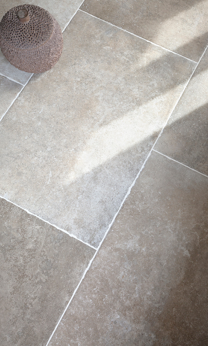 Bayonne Blend Rustique Stone Effect Porcelain Tiles | Quorn Stone