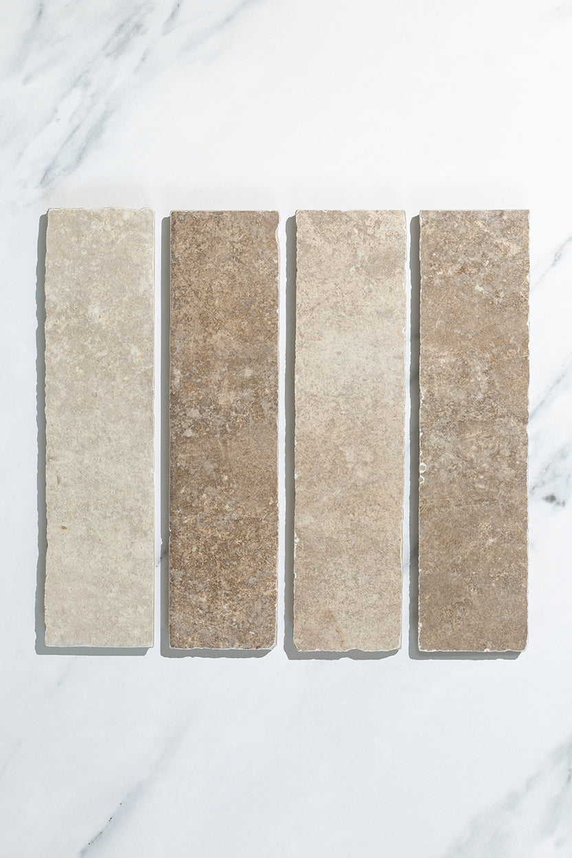 Bayonne Blend Rustique Porcelain Brick Tiles | Quorn Stone