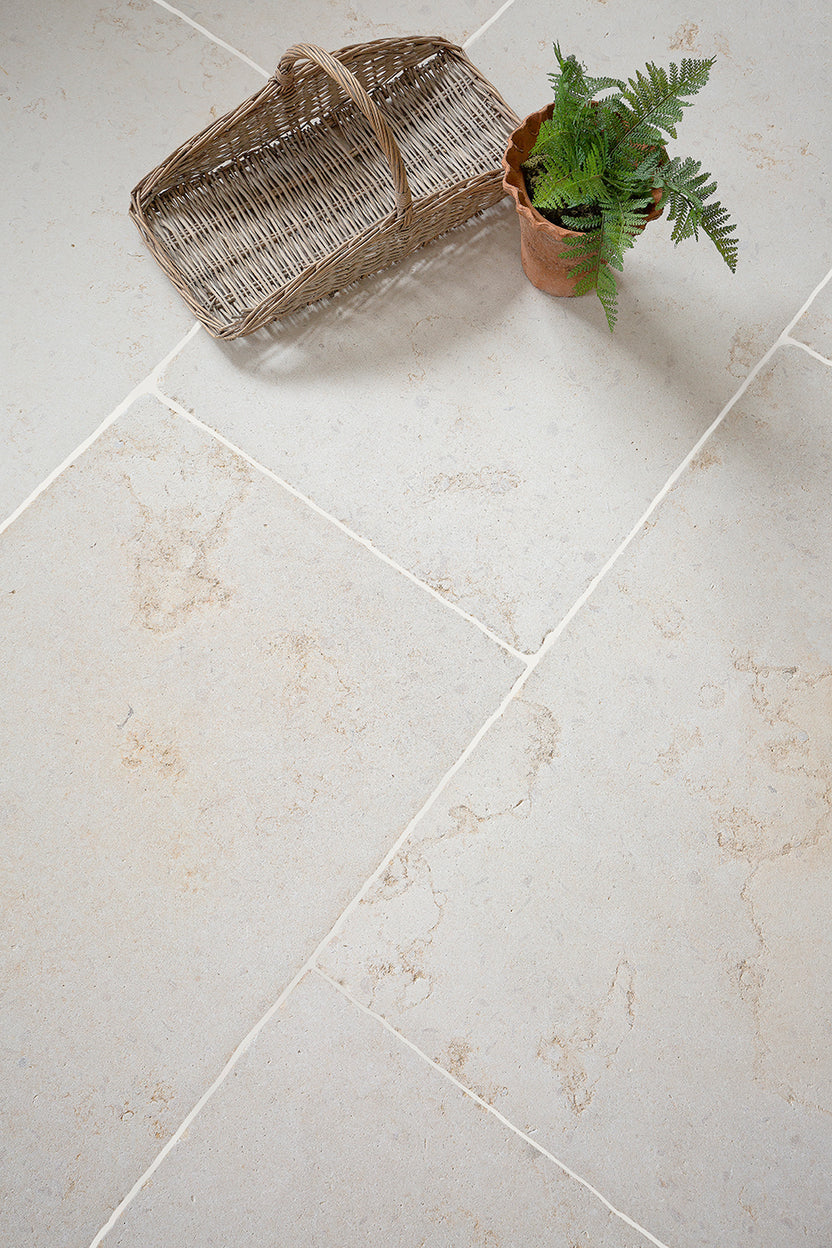 Beaulierre Softly Worn Limestone Pavers | Quorn Stone