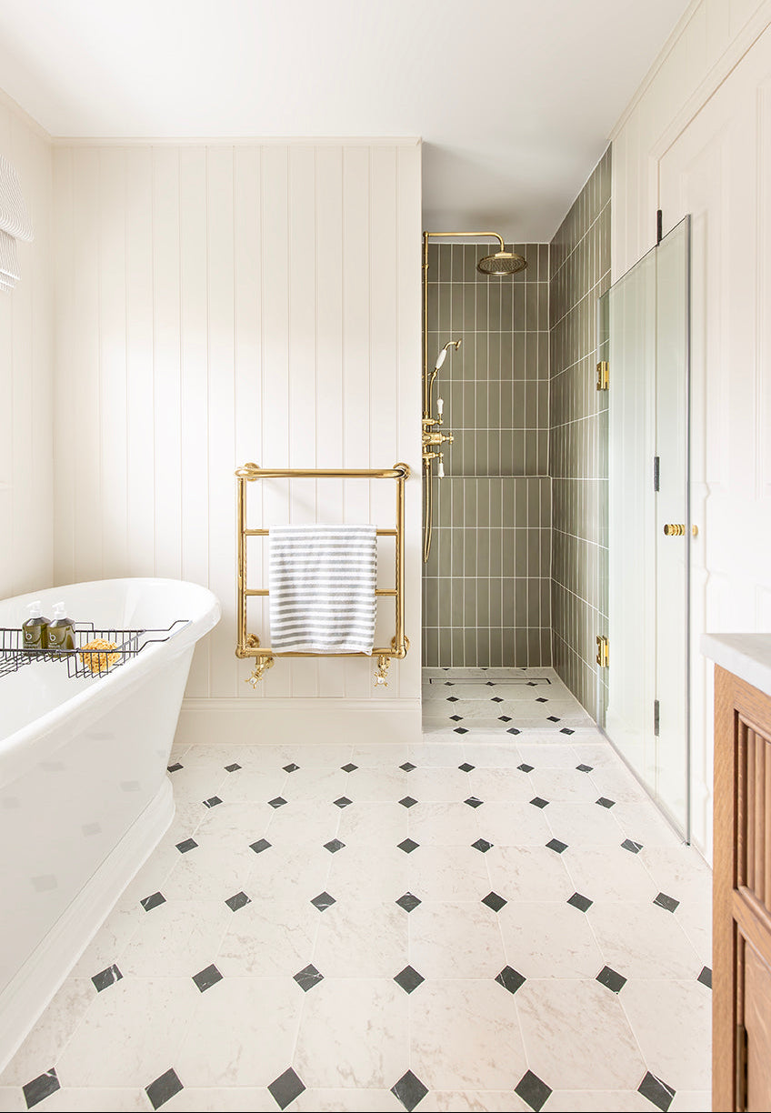 Berrittini Manoir Marble Effect Porcelain Tiles | Quorn Stone