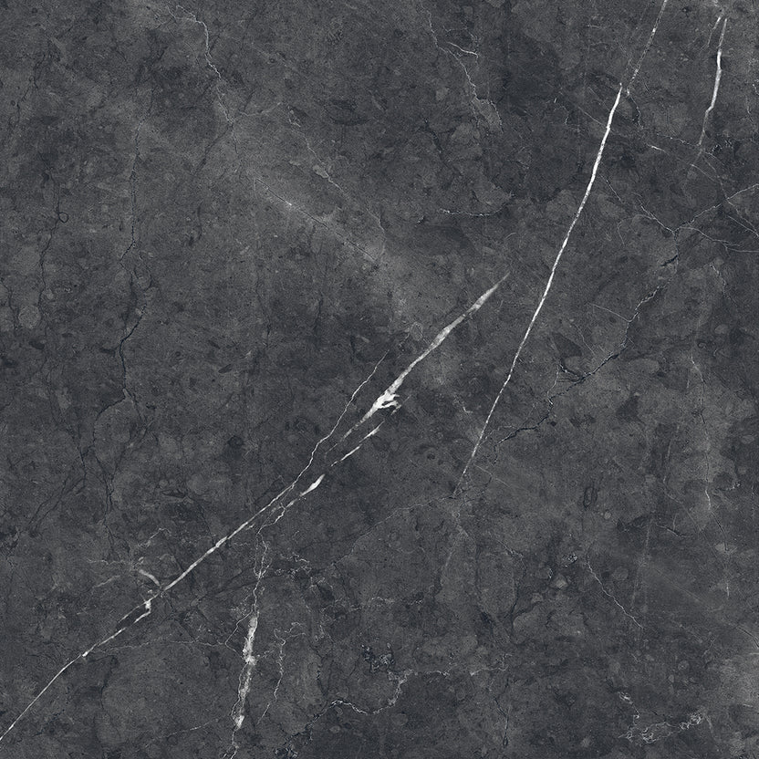 Berrittini Nero Marquina Marble Effect Porcelain Tiles | Quorn Stone