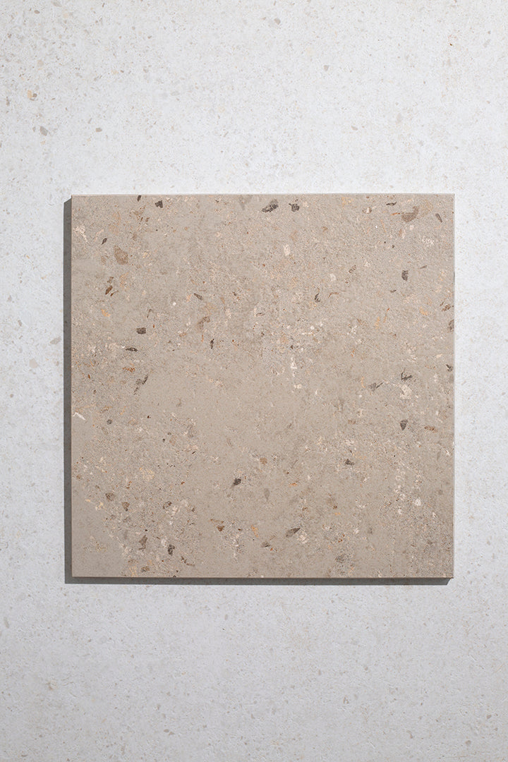 Canyon Sand Terrazzo Effect Porcelain Tiles | Quorn Stone