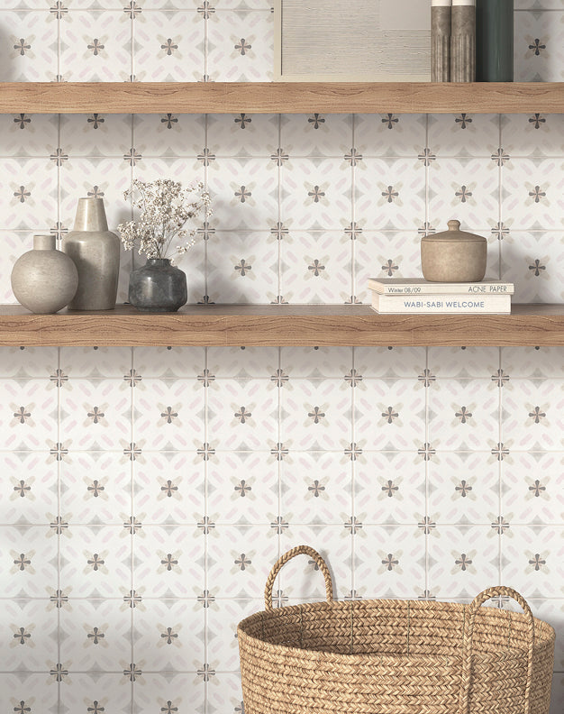 Casablanca Zahra Patterned Porcelain Tiles | Quorn Stone