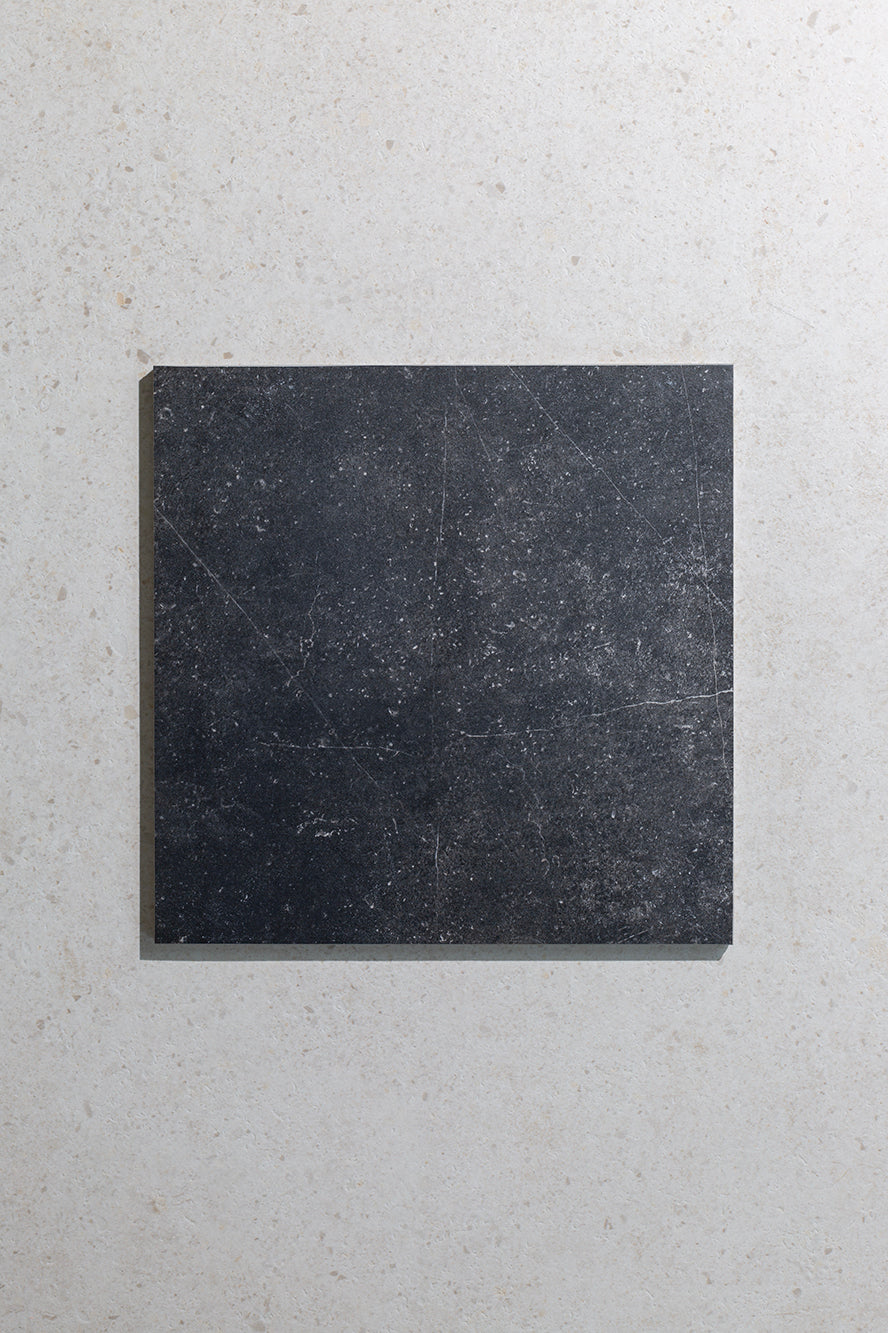 Black Square Marble Texture Ledbury Black & White Marble Effect