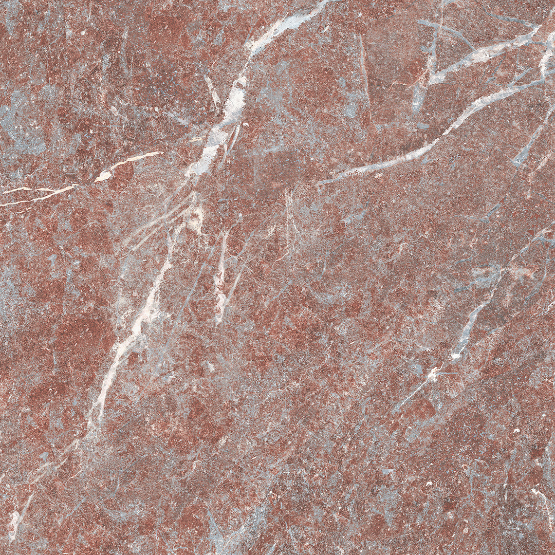 Chalfont Antiqued Red Marble Effect Porcelain Tiles | Quorn Stone