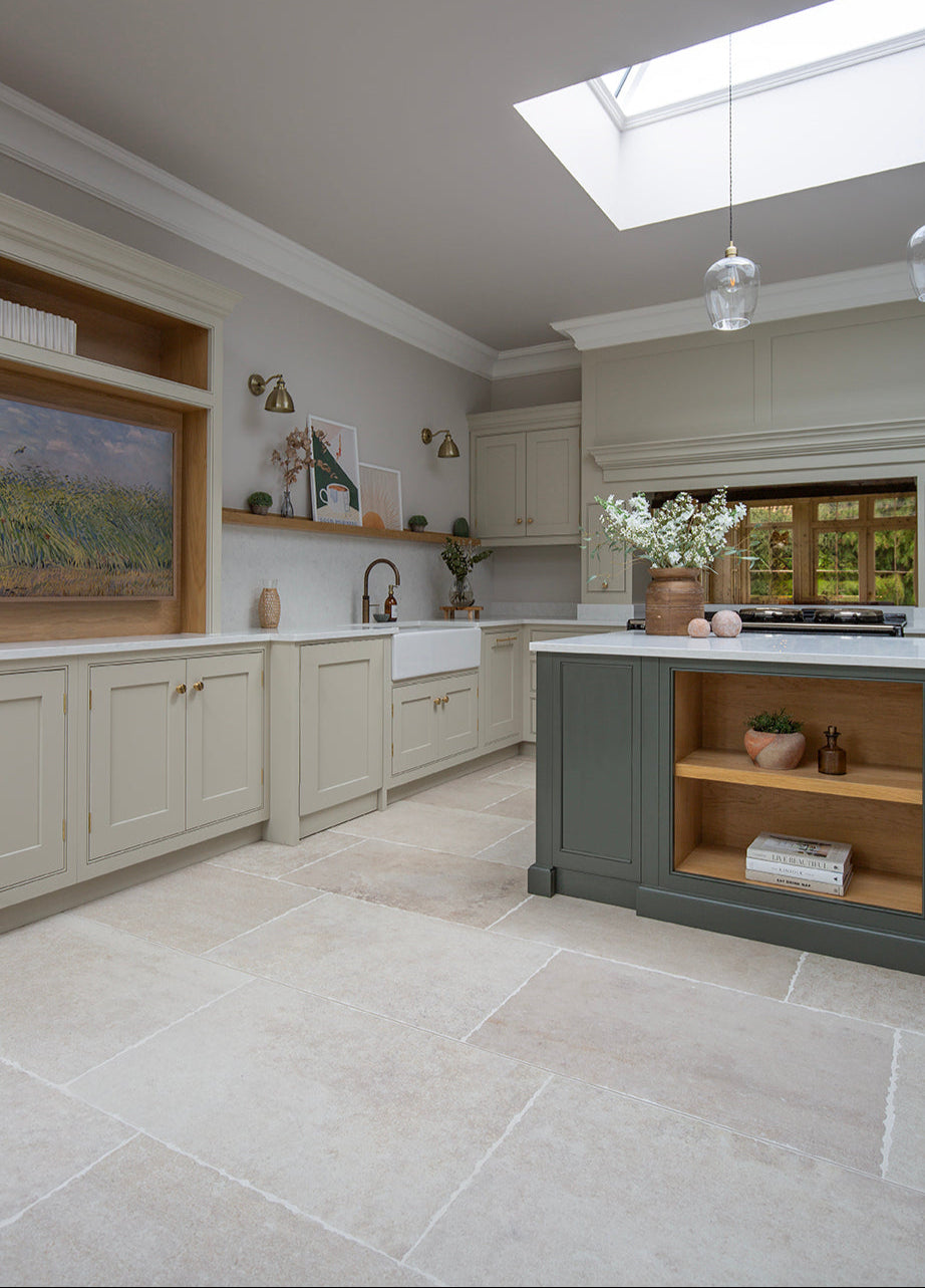 Chastleton Ivory Stone Effect Porcelain Tiles | Quorn Stone