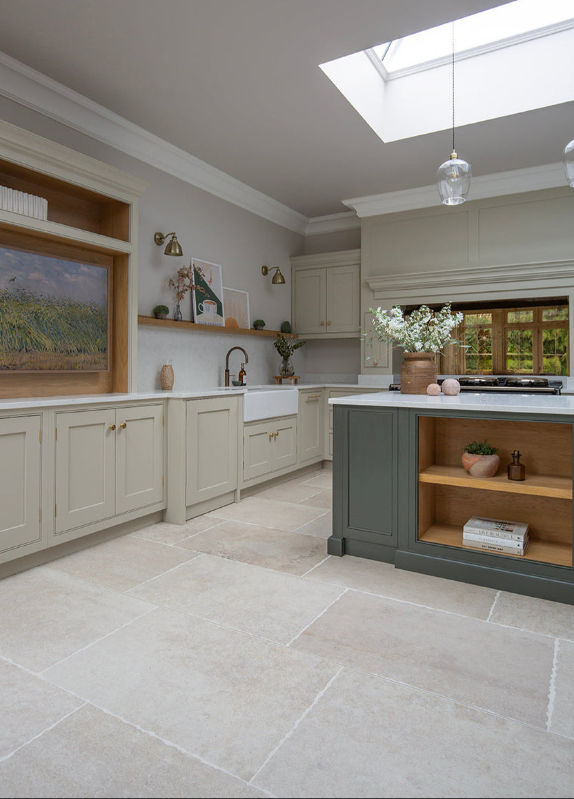 Chastleton Ivory Stone Effect Porcelain Tiles | Quorn Stone