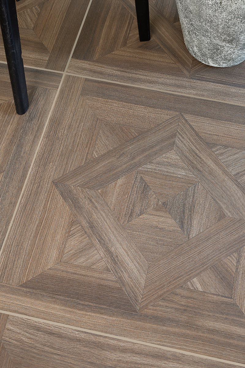 Cranbrook Walnut Parquet Wood Effect Porcelain | Quorn Stone