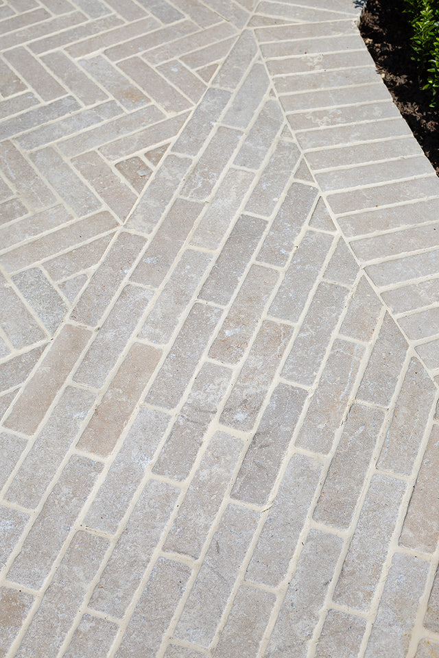 Herringbone Paving | Brick Pavers | Quorn Stone