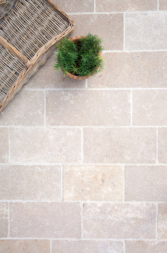Dijon Seasoned Limestone Outdoor Bullnose Step | Quorn Stone