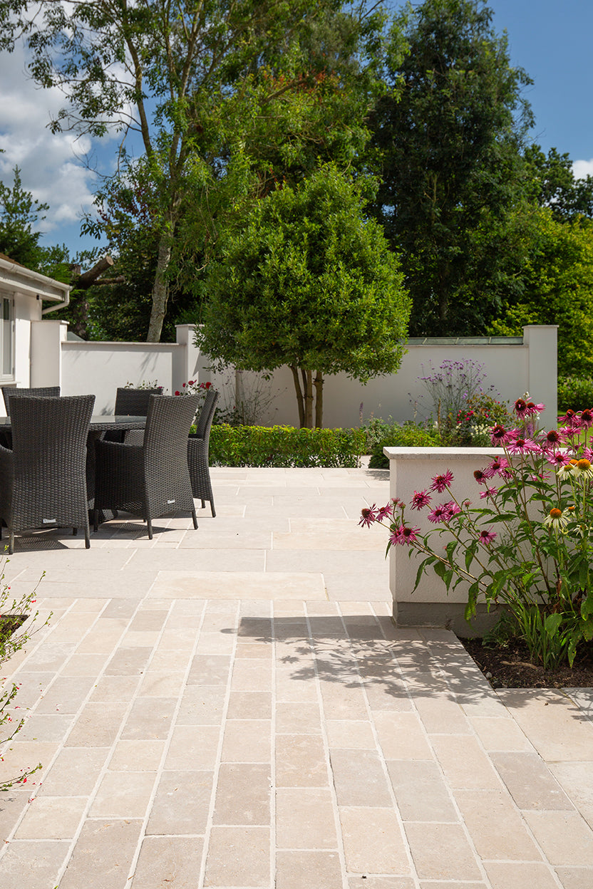 Dijon Tumbled Limestone Cobbles | Outdoor Tiles | Quorn Stone