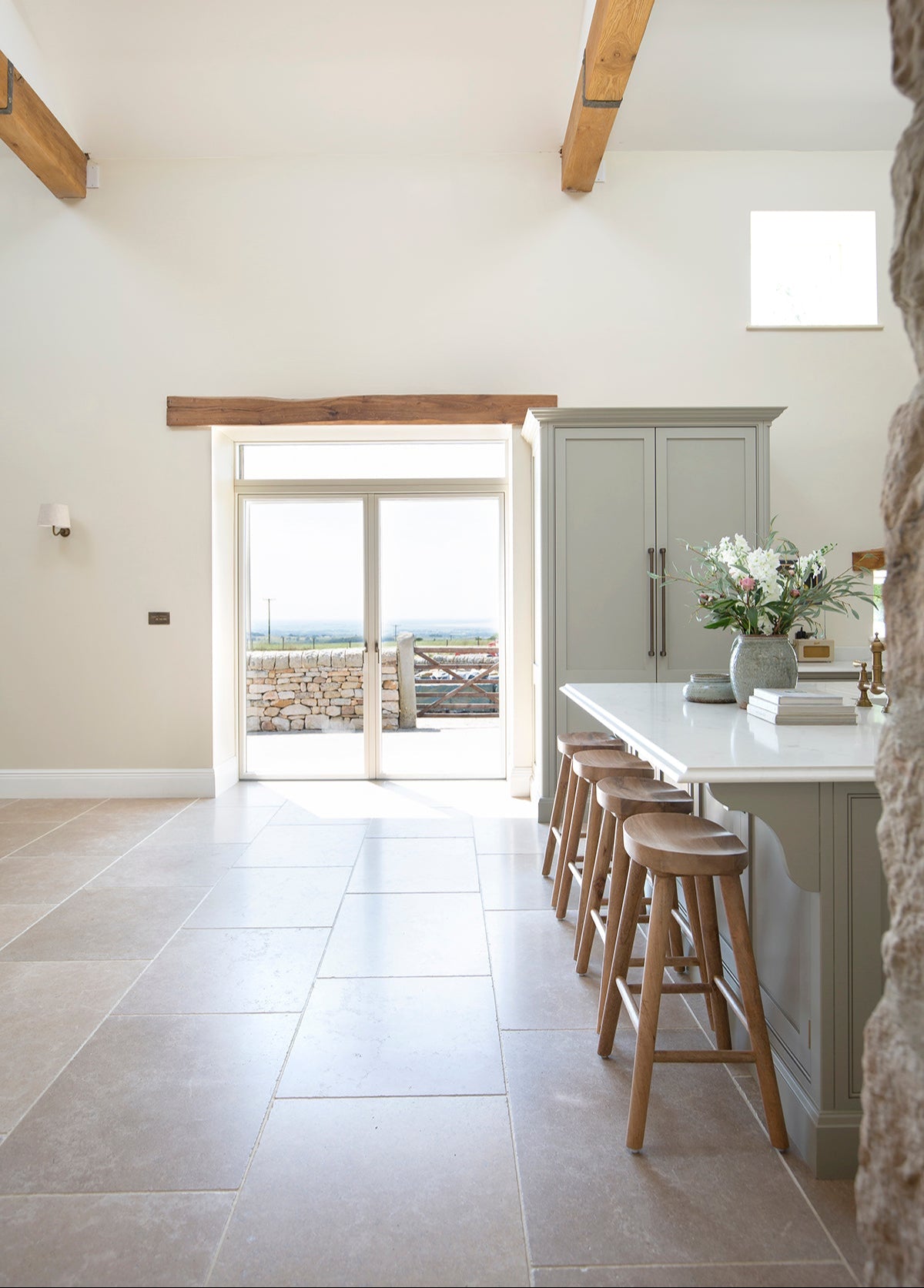 Dijon Tumbled Limestone Tiles & Pavers | Quorn Stone - 500xFLx30mm