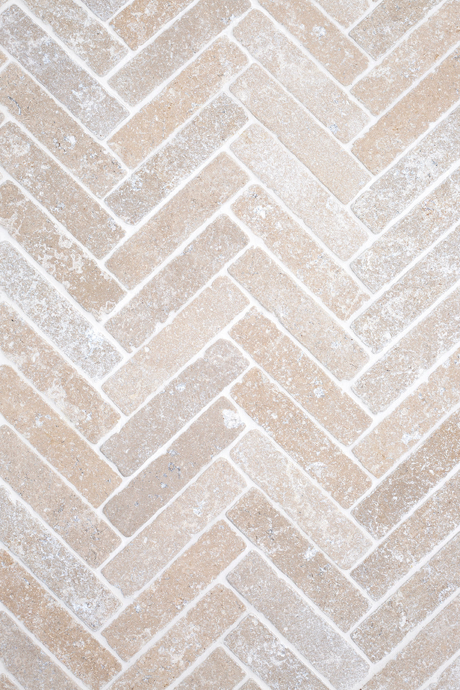 Dijon Tumbled Herringbone Tiles | Quorn Stone
