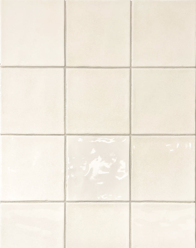 Farini Chalk Glazed Square Decorative Tiles | Quorn Stone