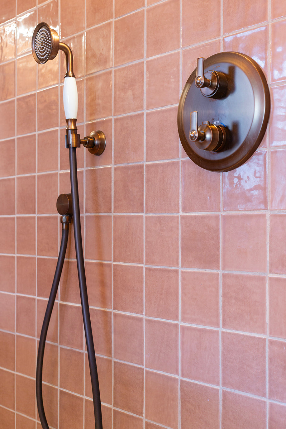 Farini Terracotta Glazed Square Decorative Tiles | Quorn Stone