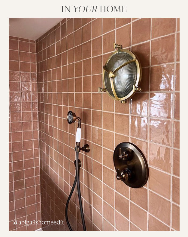 Farini Terracotta Glazed Square Decorative Tiles | Quorn Stone