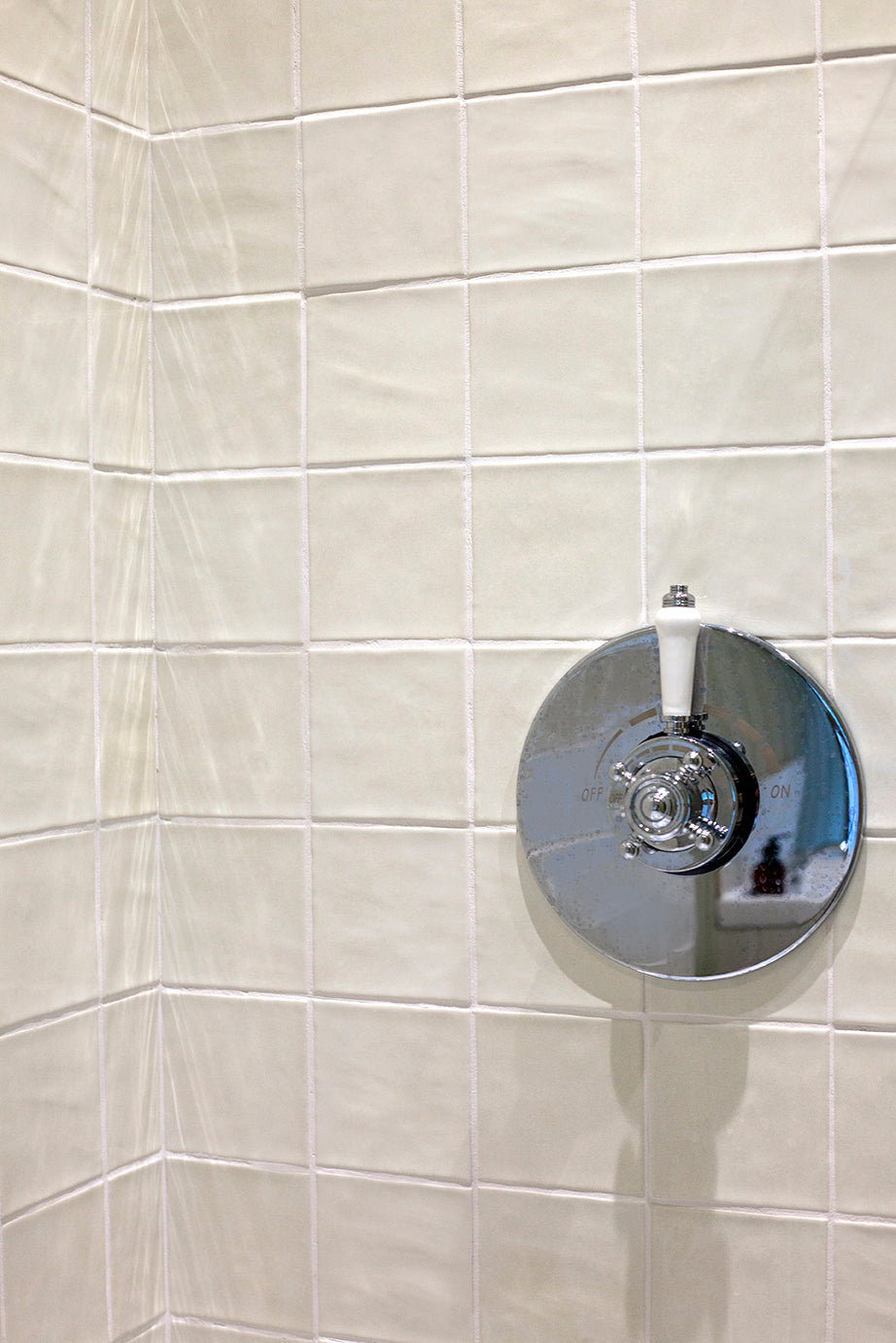 Farini Chalk Glazed Square Decorative Tiles | Quorn Stone