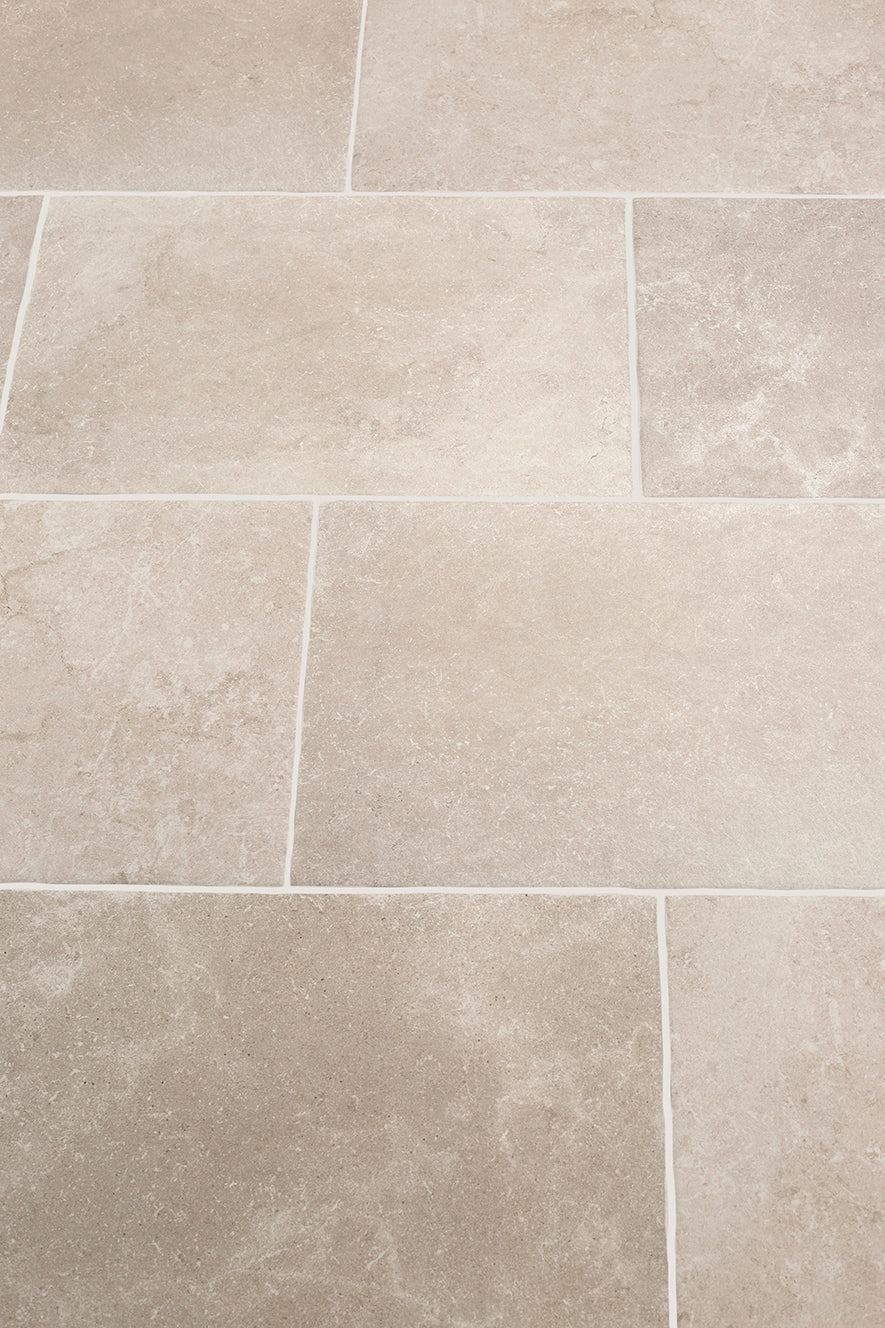 Hambleton Beige Smooth Stone Effect Porcelain | Quorn Stone