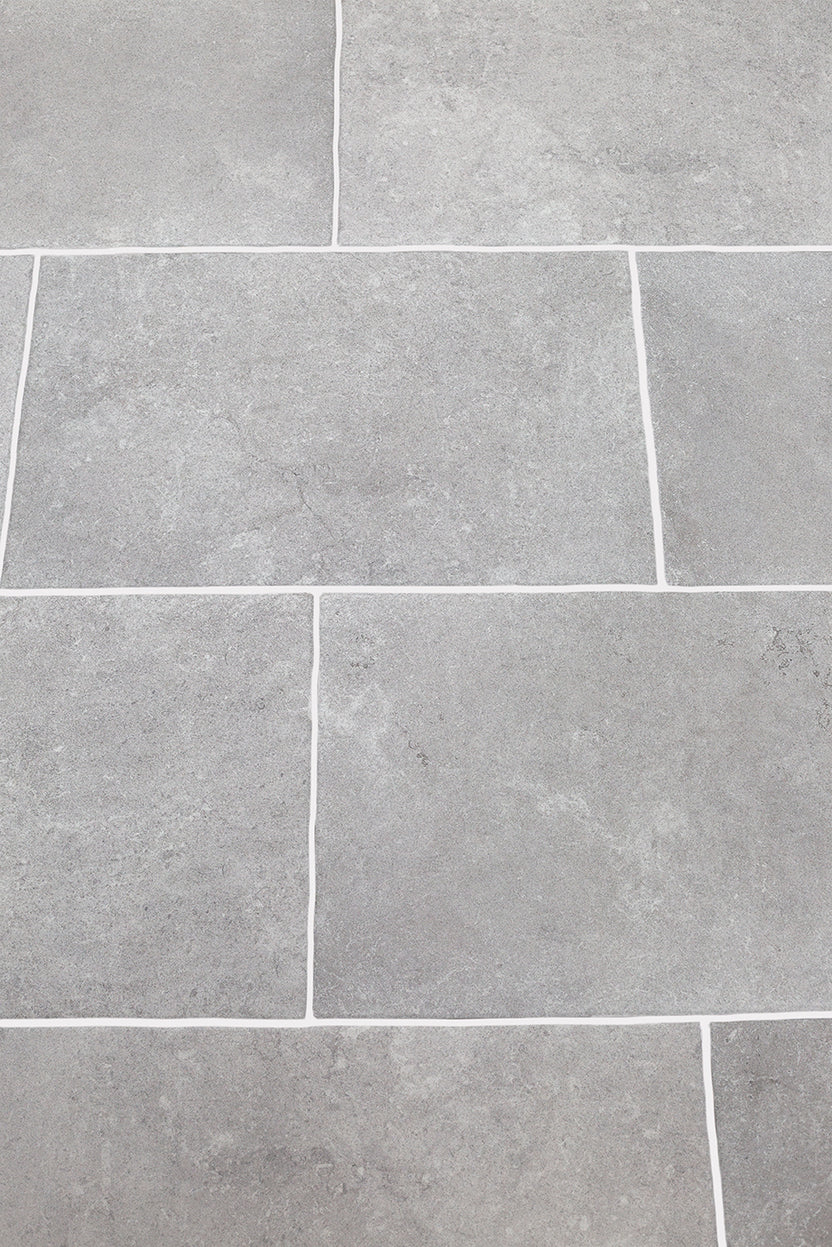 Hambleton Grey Smooth Stone Effect Porcelain | Quorn Stone