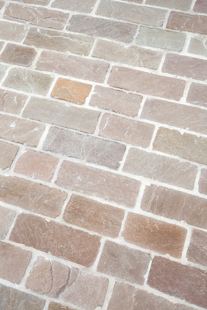 Hempstead Tumbled Sandstone Cobbles | Driveway Cobble Stones