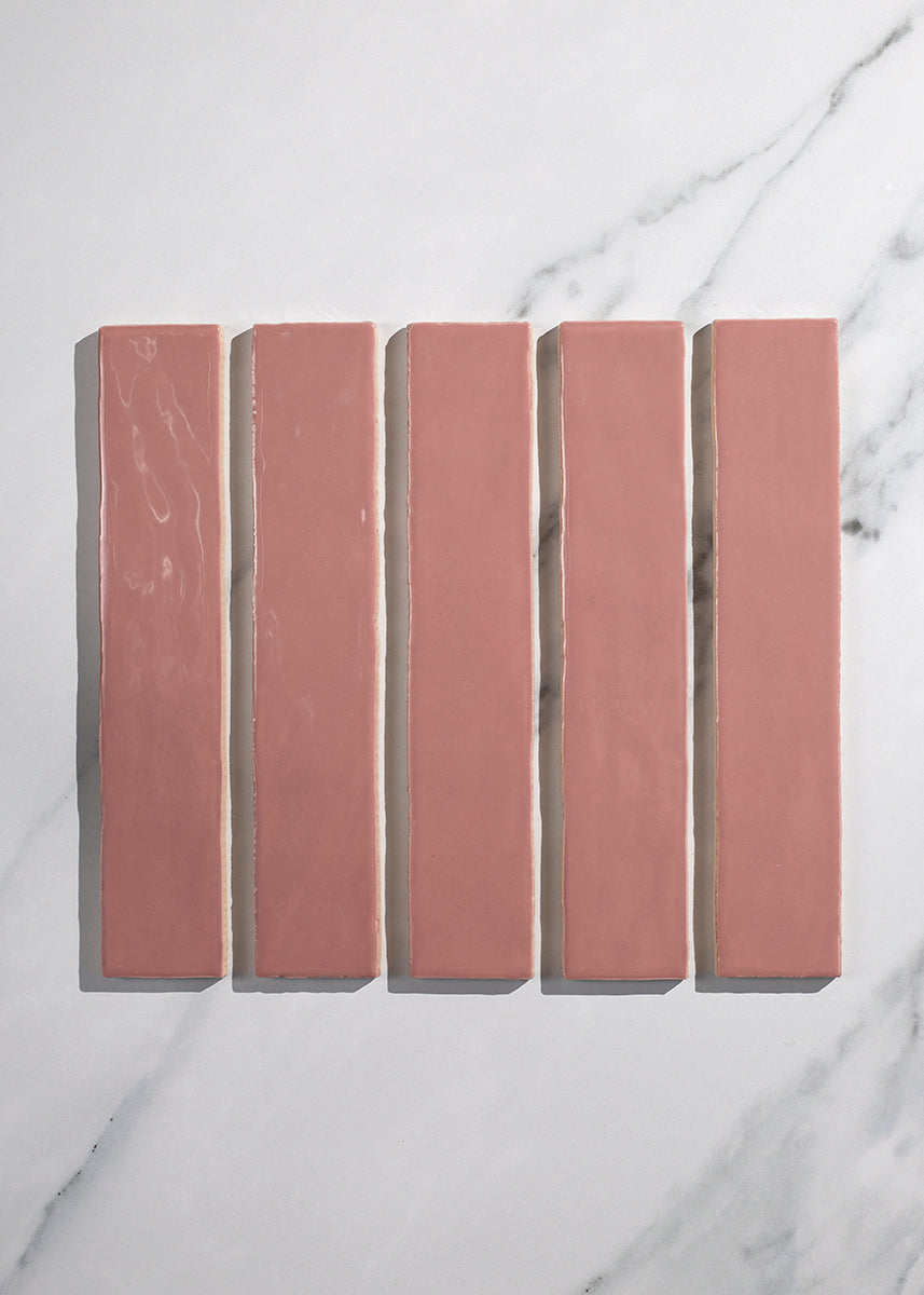 Jelly Raspberry Gloss Metro Tiles | Decorative | Quorn Stone
