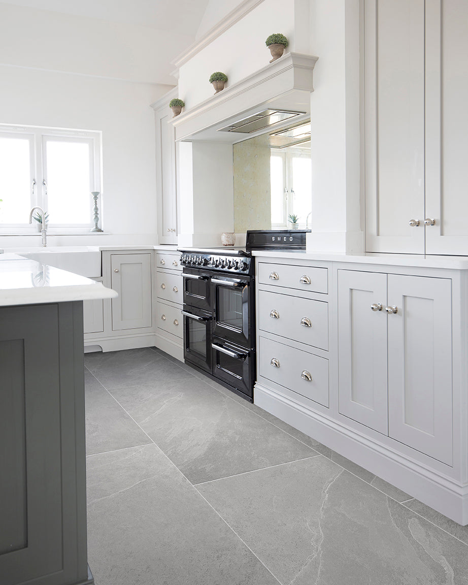 Kedleston Grey Slate Effect Porcelain Tiles | Quorn Stone