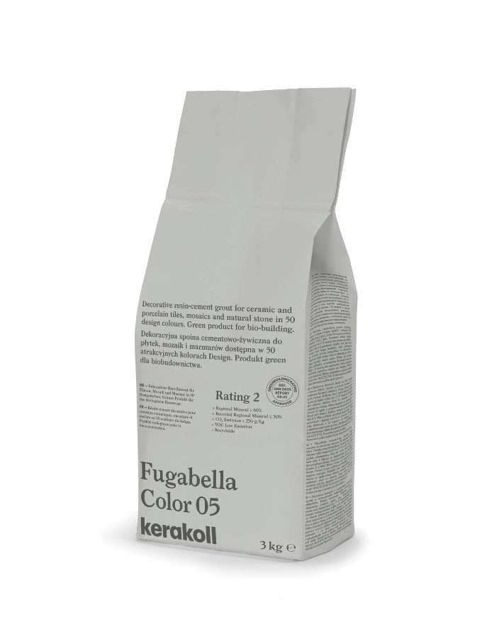 Kerakoll Color Stain Resistant Grout 05 Pale Grey 3KG