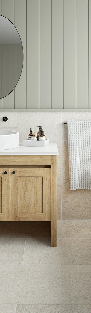 Kingston Ivory Quartzite Effect Porcelain Tiles | Quorn Stone