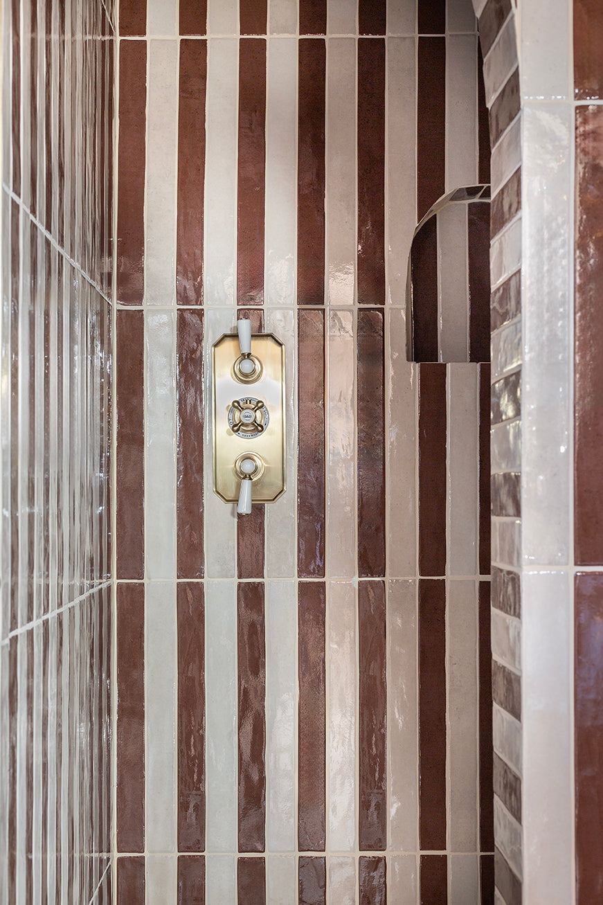 Luella Claret Red Gloss Metro Tiles | Wall Tiles | Quorn Stone