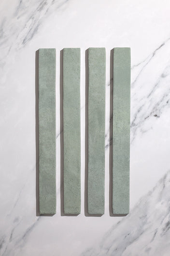 Luella Powder Blue Gloss Metro Tiles | Wall Tiles | Quorn Stone