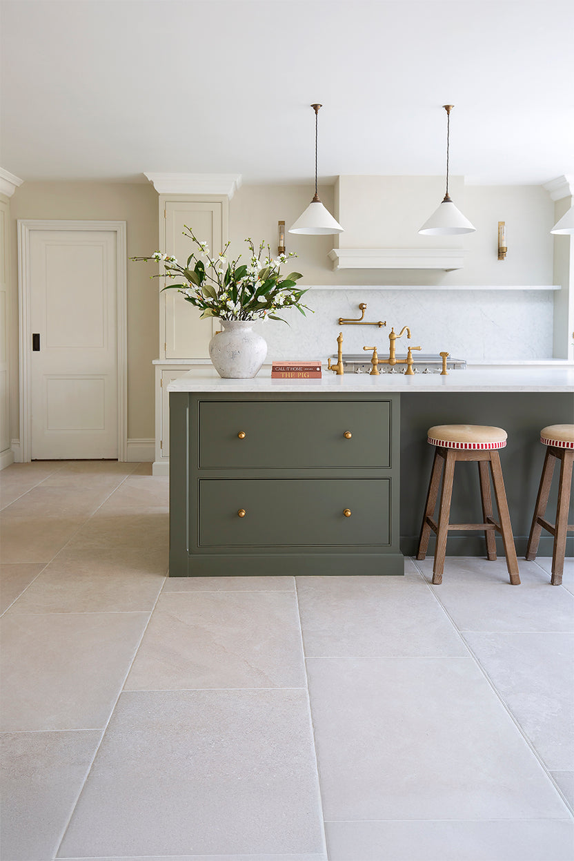 Lullington Beige Stone Effect Porcelain Tiles | Quorn Stone