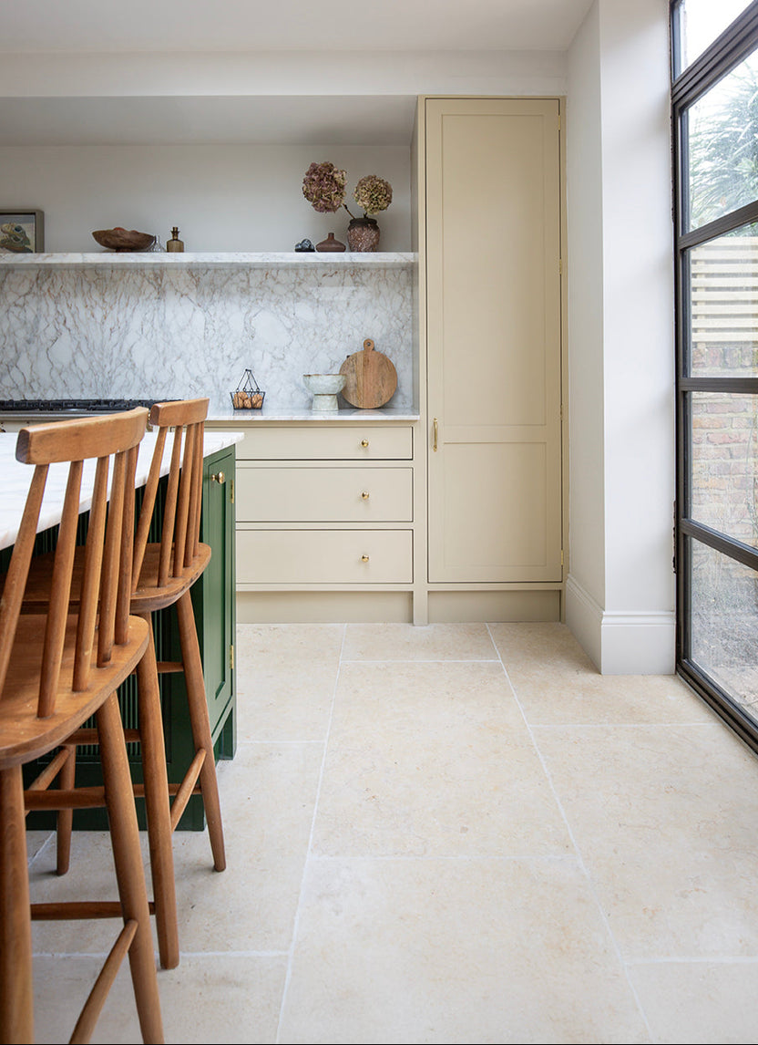 Monte Carlo Tumbled Limestone Tiles | Quorn Stone