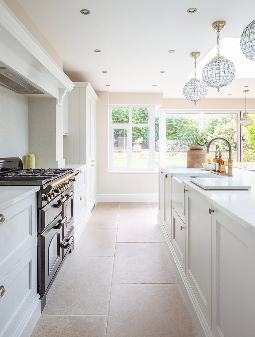 Montpellier Sable Tumbled Effect Porcelain Tiles | Quorn Stone