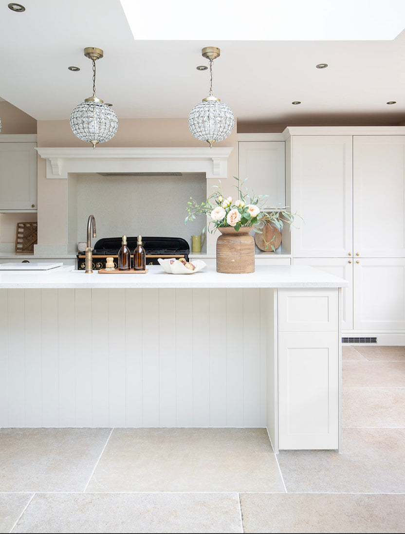 Montpellier Sable Tumbled Effect Porcelain Tiles | Quorn Stone