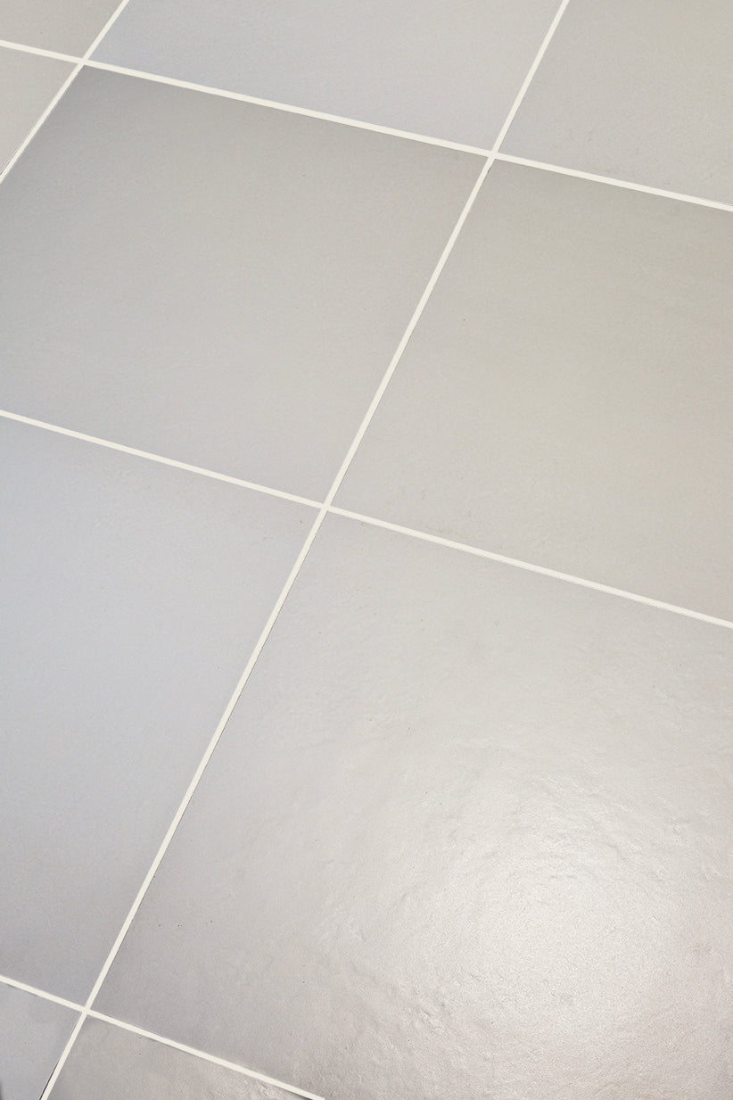 Noho White Concrete Effect Porcelain Tiles | Quorn Stone