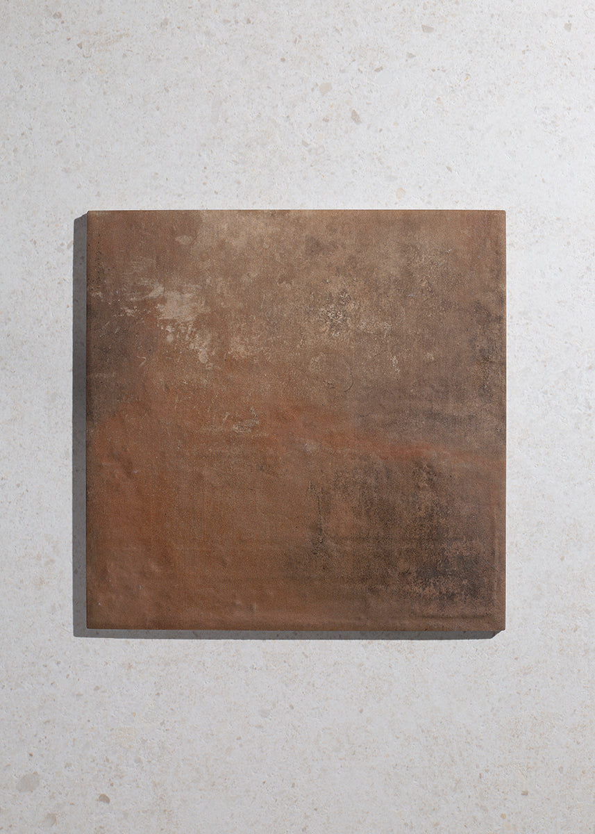 Oliva Marron Square Terracotta Effect Tiles | Quorn Stone