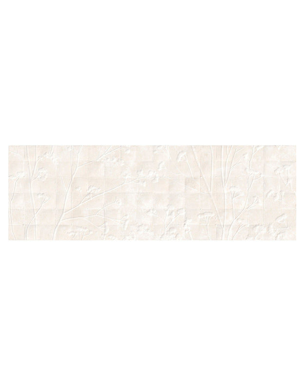 Orla Ivory Petal Decor Tiles | Quorn Stone