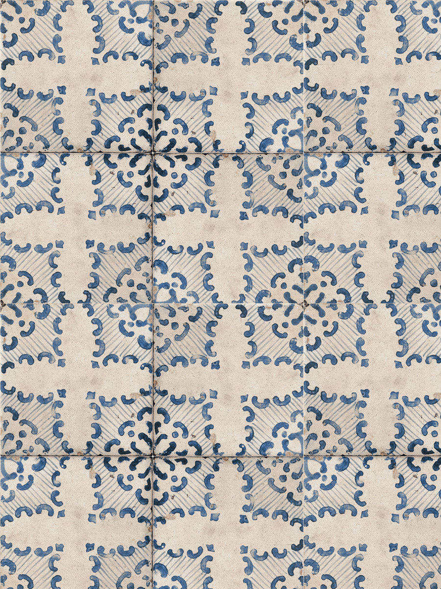 Pamplona Blanco Patterned Porcelain Tiles | Decorative | Quorn Stone