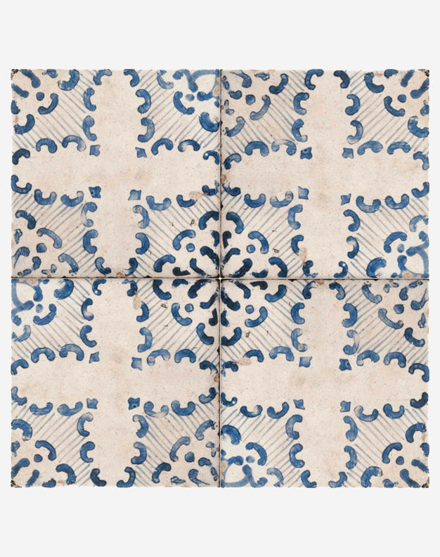 Pamplona Blanco Patterned Porcelain Tiles | Decorative | Quorn Stone