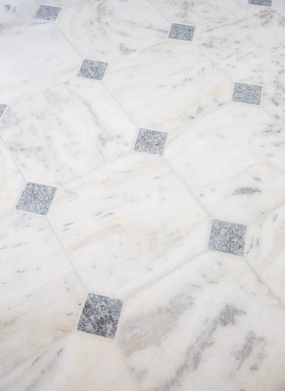 Parisian Manoir Cabochon Marble Tiles | Quorn Stone
