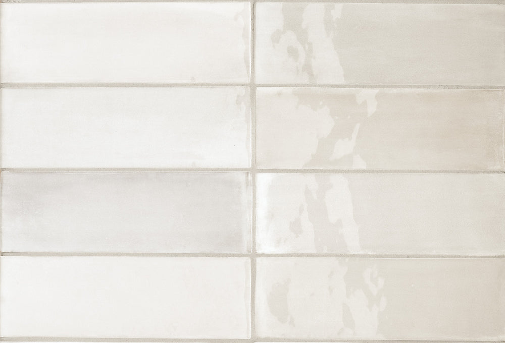 Pastello Seashell Gloss Metro Tiles | Decorative | Quorn Stone