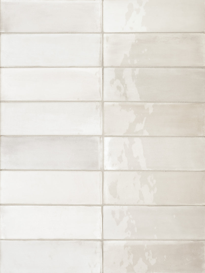 Pastello Seashell Gloss Metro Tiles | Decorative | Quorn Stone