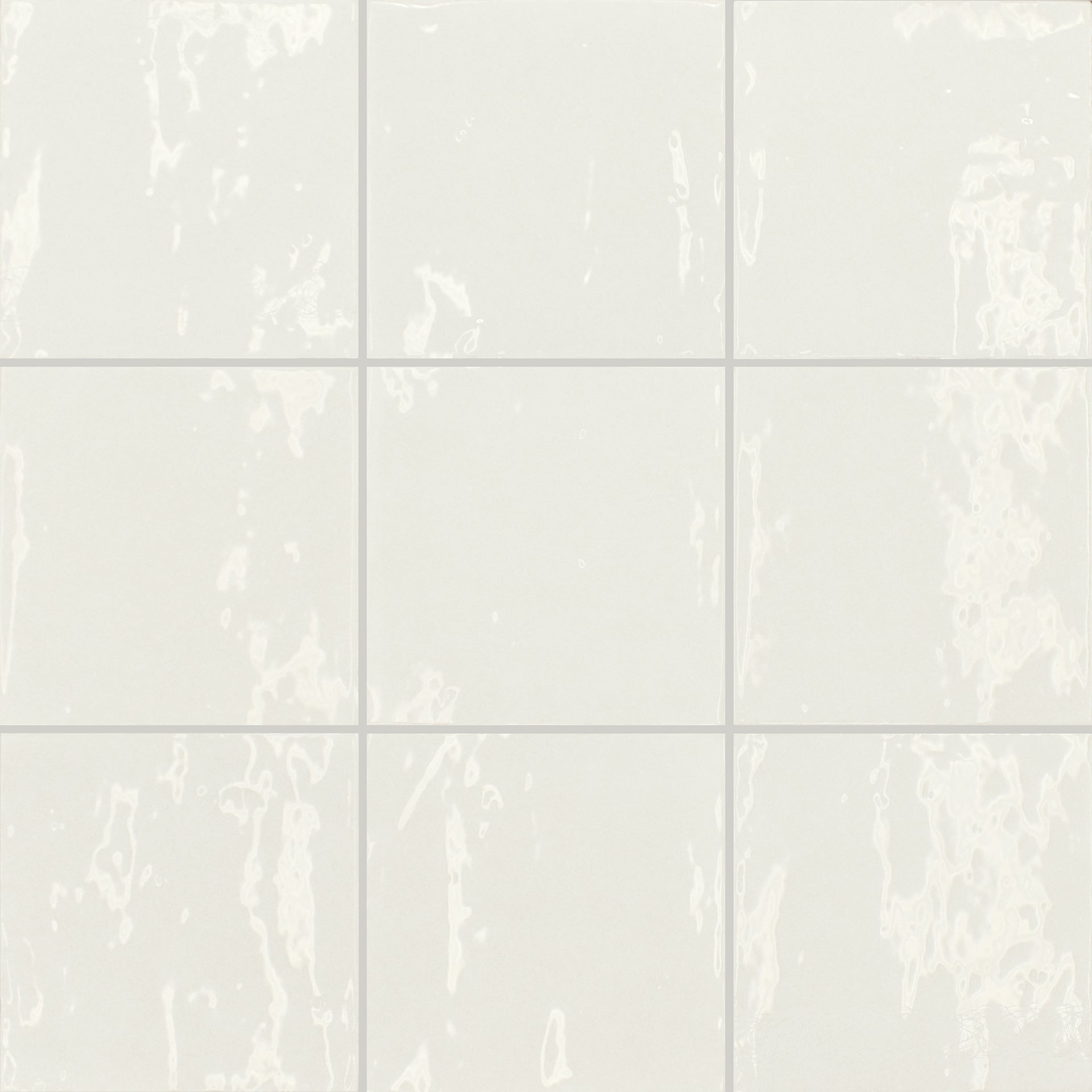 Pastello Cotton Gloss Square Tiles | Quorn Stone