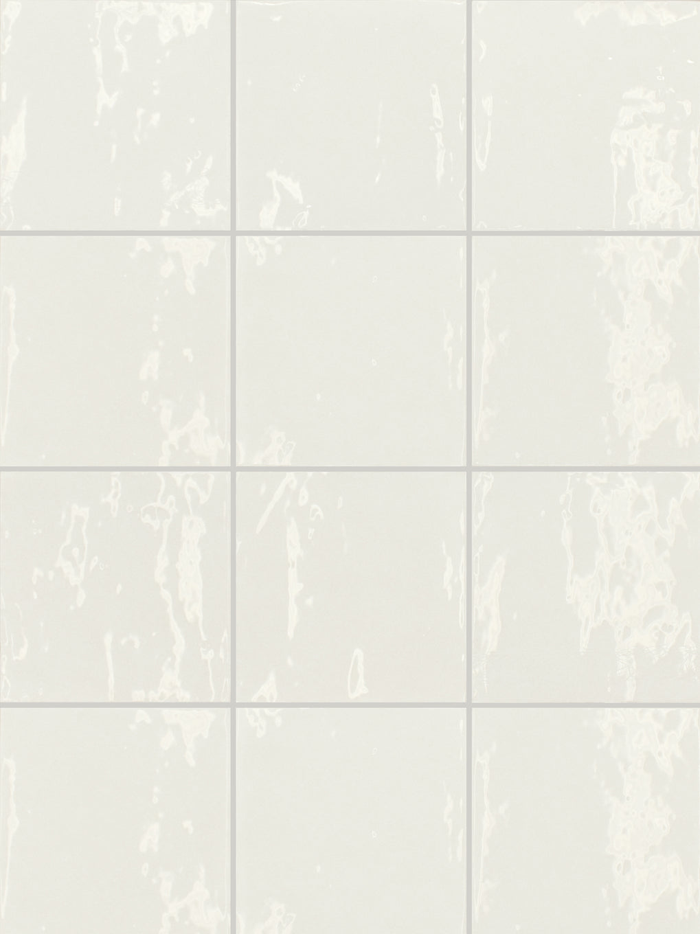 Pastello Cotton Gloss Square Tiles | Quorn Stone