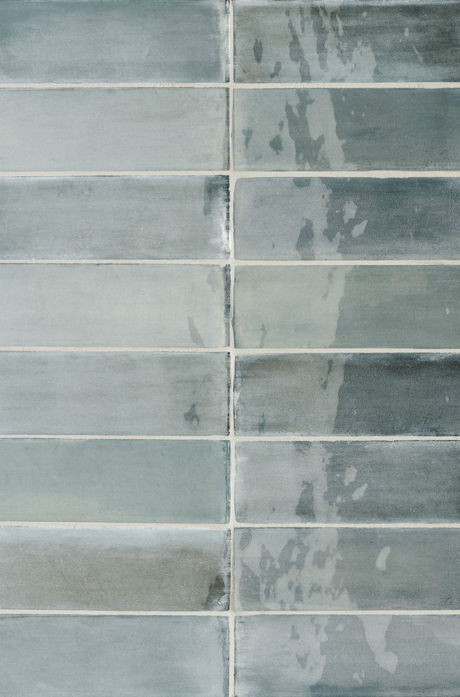 Pastello Seagrass Gloss Metro Tiles | Decorative | Quorn Stone